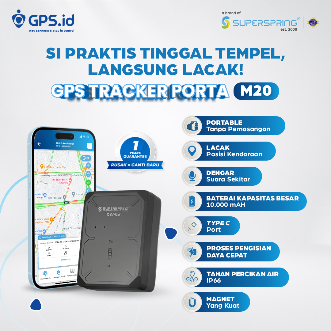 Superspring - GPS Tracker Indonesia Kendaraan Terbaik untuk Mobil & Motor